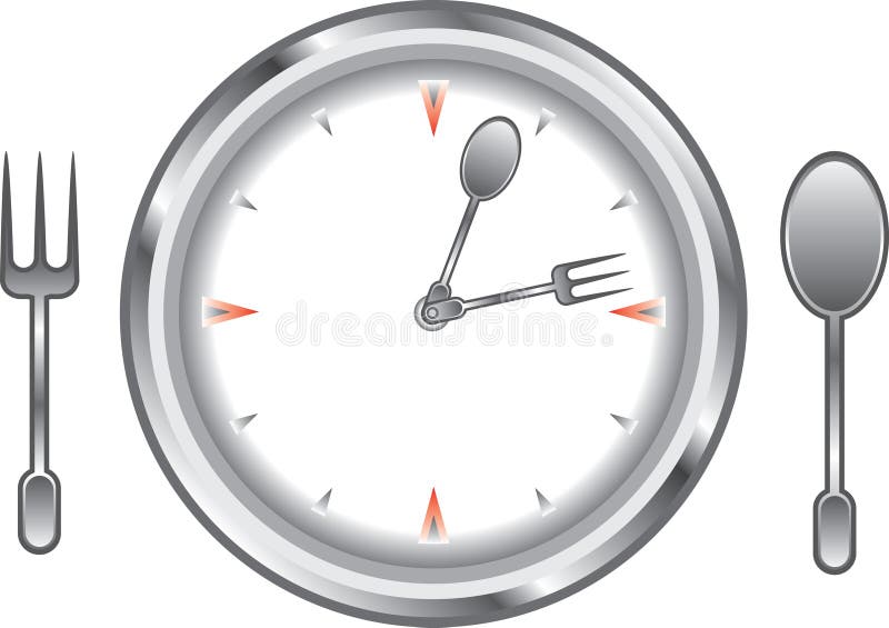 Meal time stock vector. Illustration of circle, lifestyle - 9194099