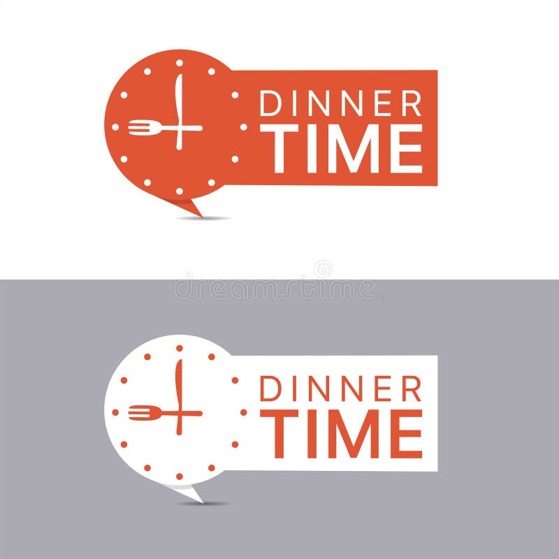 Dinner time stock vector. Illustration of restaurant - 14983130