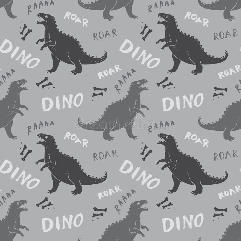 stock vector. Illustration of cute, dino, cool, pattern - 248391525