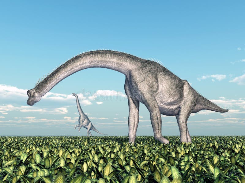 Brachiosaurus Island stock illustration. Illustration of brachiosaurus ...