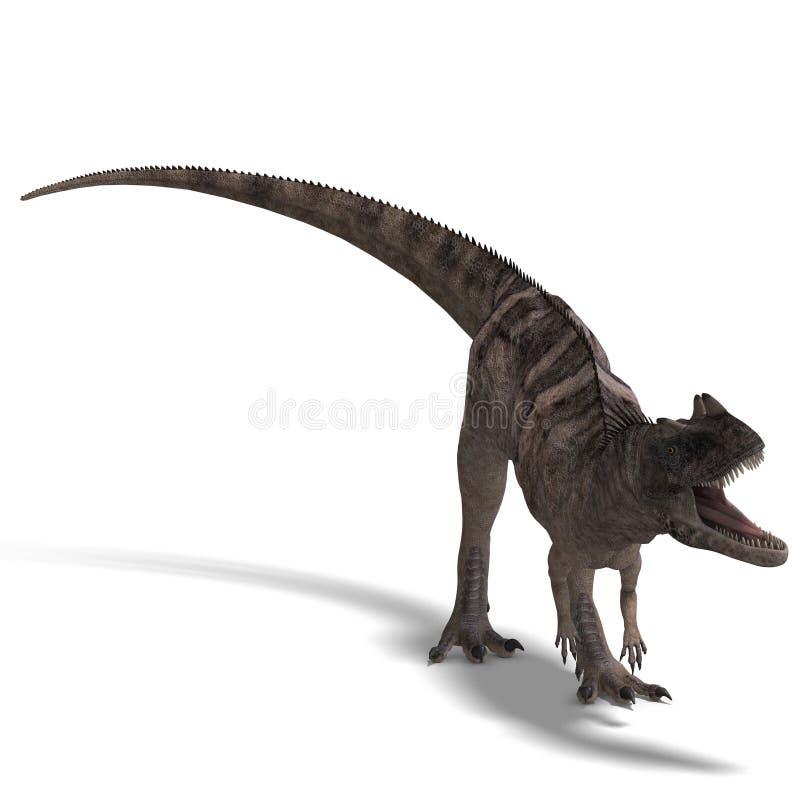 Dinosaur Ceratosaurus stock illustration. Illustration of ceratosauria ...