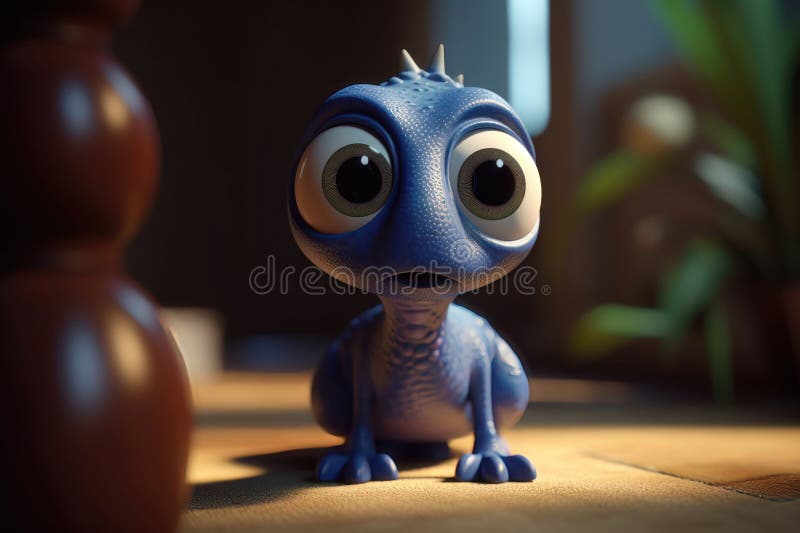 Dinosaur Character. AI Generated Stock Illustration - Illustration of ...