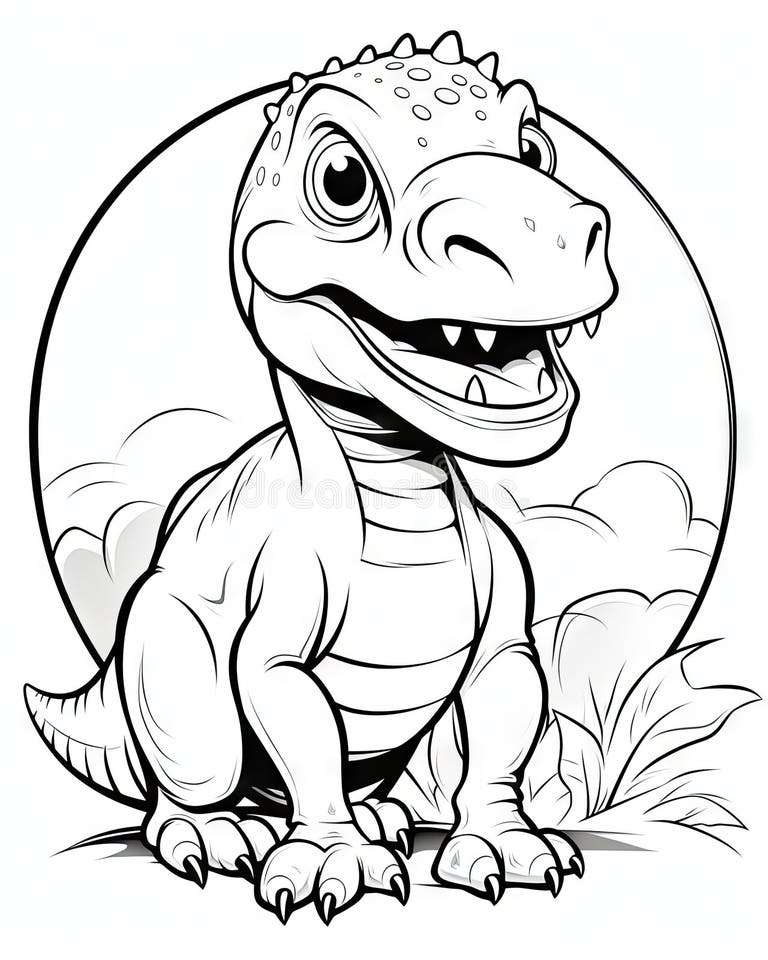 Dinosaur Princesscolouring Pages Stock Photos - Free & Royalty-Free ...