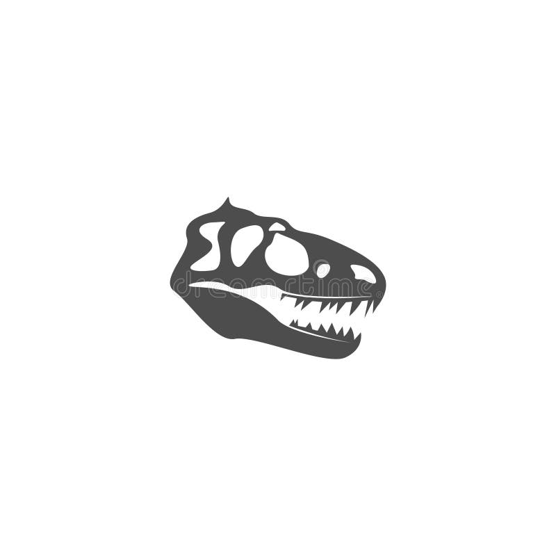 Dinosaur Fossil Icon Design Illustration Stock Illustration ...