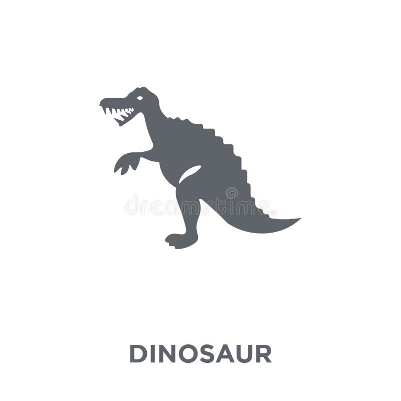 Dinosaur Icon from Collection. Stock Vector - Illustration of vector ...