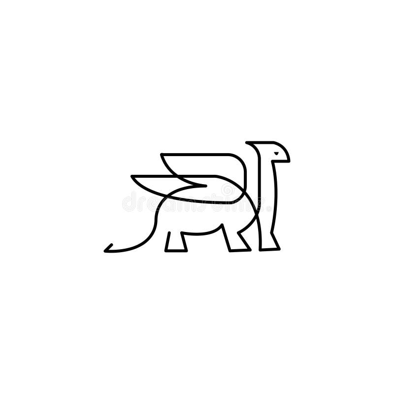 Dinosaur Logo Simple Stock Illustrations – 1,279 Dinosaur Logo Simple ...