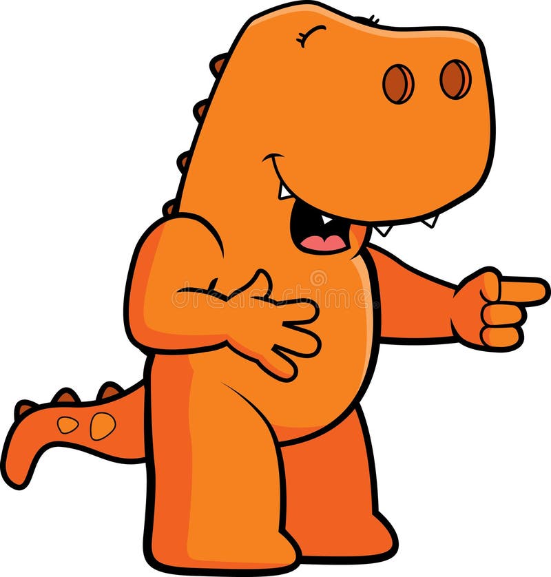 Dinosaur Laughing stock vector. Illustration of humor - 13711392
