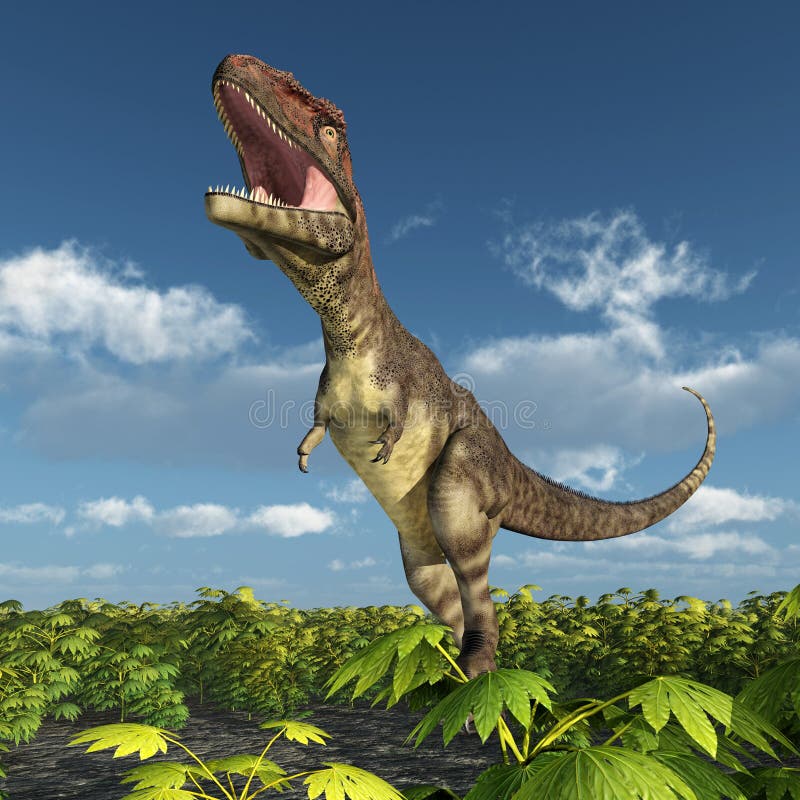 Dinosaur Mapusaurus stock illustration. Illustration of colossal - 83945294