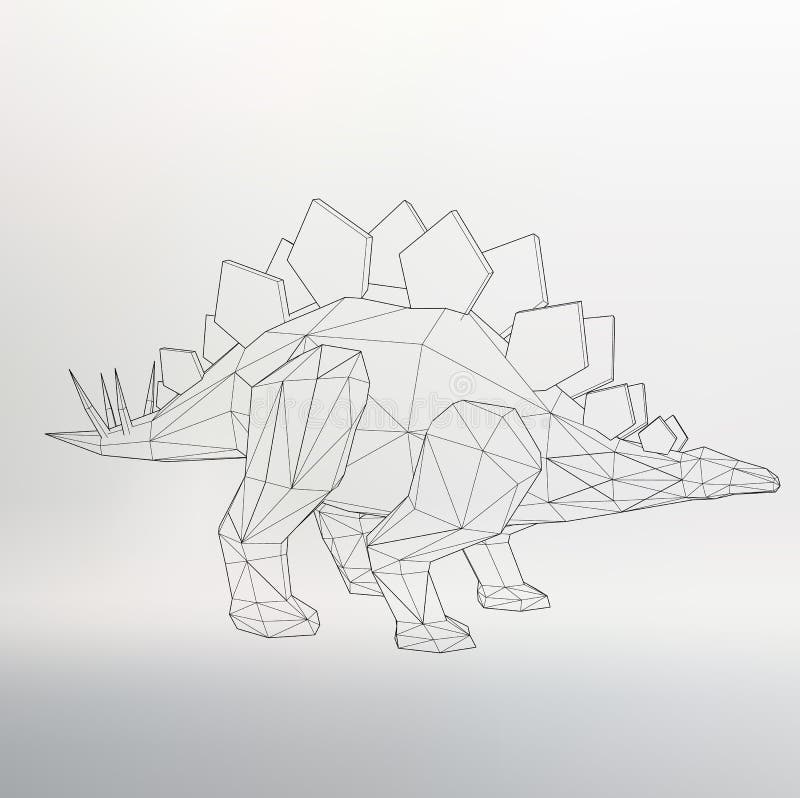 Dinosaur Polygon Triangle. the Structural Grid of Polygons. Abstract ...