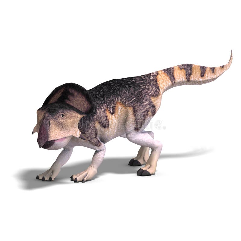 Dinosaur Protoceratops stock illustration. Illustration of primeval ...
