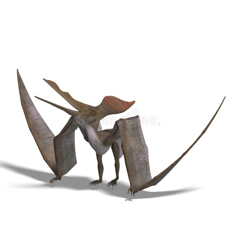 Dinosaur Pteranodon stock illustration. Illustration of paleontology ...