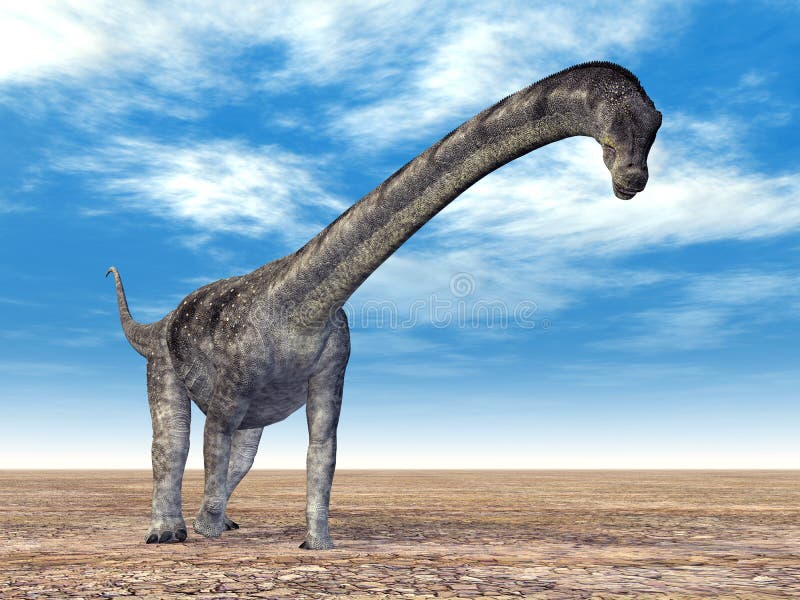 Dinosaur Puertasaurus ilustracji. Ilustracja złożonej z gigawatt - 30706034