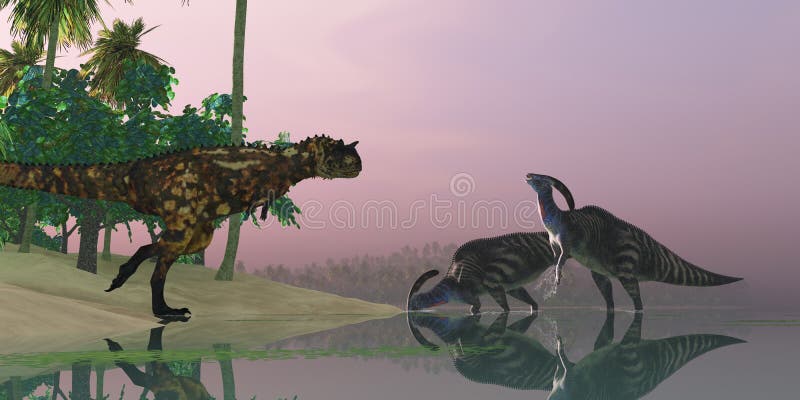 Dinosaur Swamp stock illustration. Illustration of tropical - 28721659
