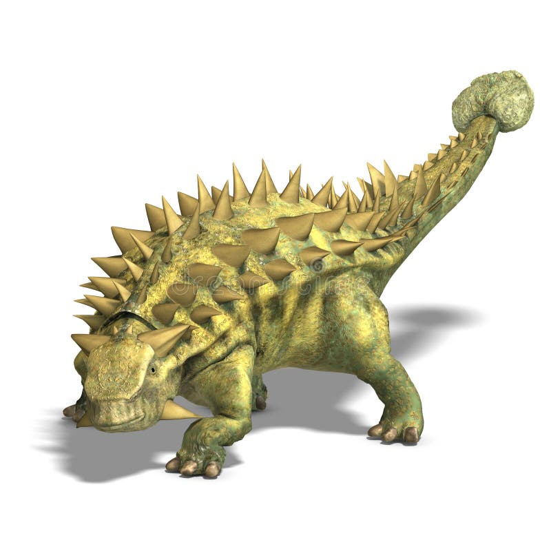 Dinosaur Talarurus stock illustration. Illustration of armour - 11169095