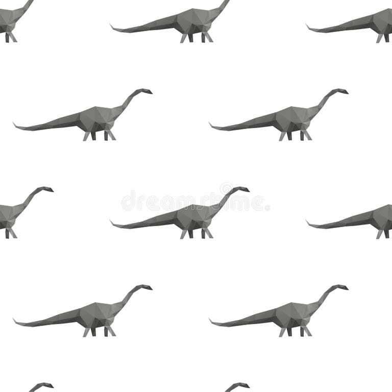 Dinosaur Triangle Shape Seamless Pattern Backgrounds. Wrapping Paper ...