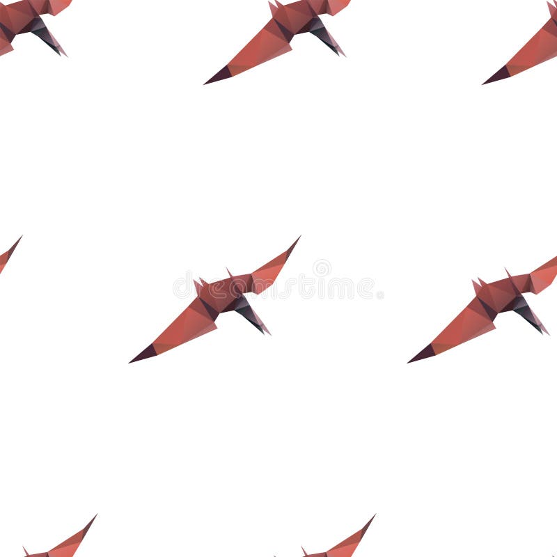 Dinosaur Triangle Shape Seamless Pattern Backgrounds. Wrapping Paper ...