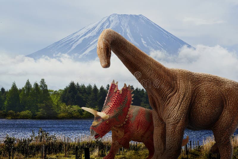 Dinosaur stock illustration. Illustration of greenery - 80526468