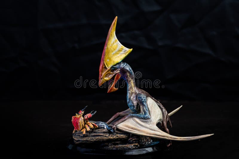 Dinosaur , Tupandactylus in the Dark Stock Image - Image of monster ...