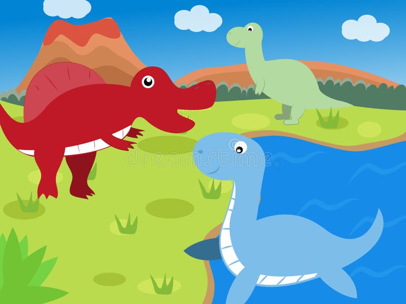 Dinosaur stock illustration. Illustration of jurassic - 60624840