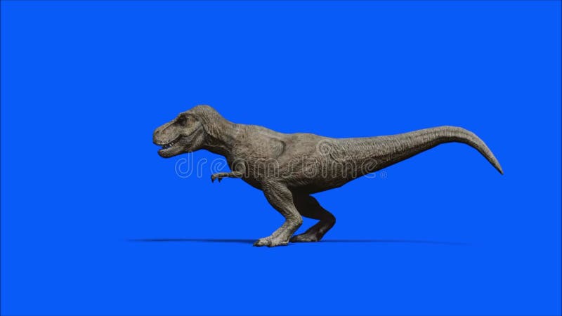 Dinosaur Walking and Roaring on Green Screen Background – Prehistoric ...