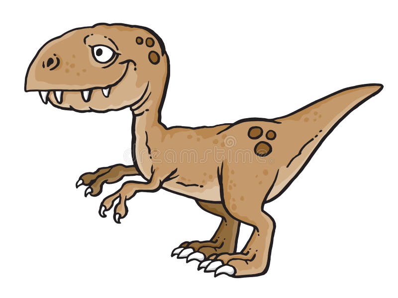 T Rex Cartoon Dinosaur stock vector. Illustration of smile - 29395667