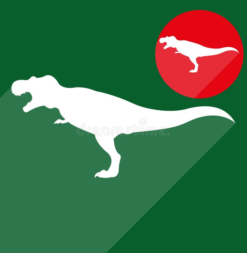 Dinosaurs and Dino Monsters Icons Stock Vector - Illustration of ...