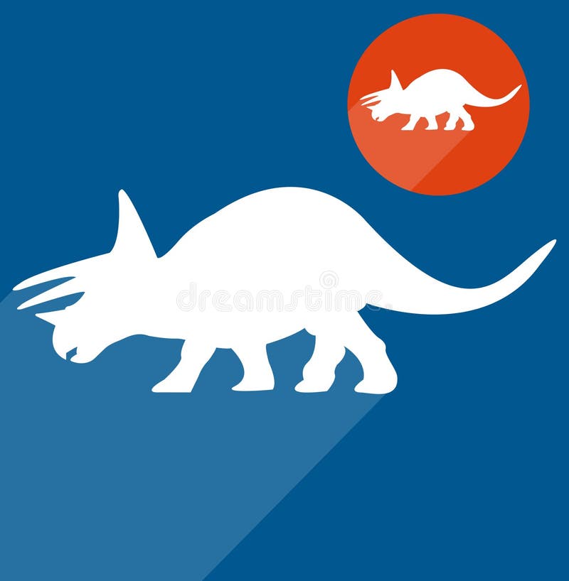 Dinosaurs and Dino Monsters Icons Stock Vector - Illustration of ...