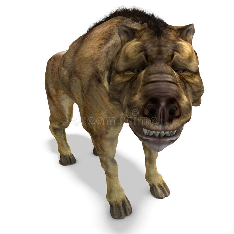 Dinossauro Daeodon Dinohyus Ilustração Stock - Ilustração de computador ...