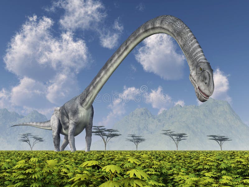 Dinossauro Omeisaurus ilustração stock. Ilustração de besta - 70432909