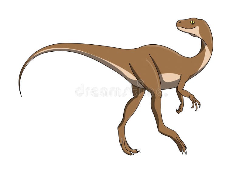 Brontosaurus Para Uma Caminhada Ilustração Stock - Ilustração de imagem ...