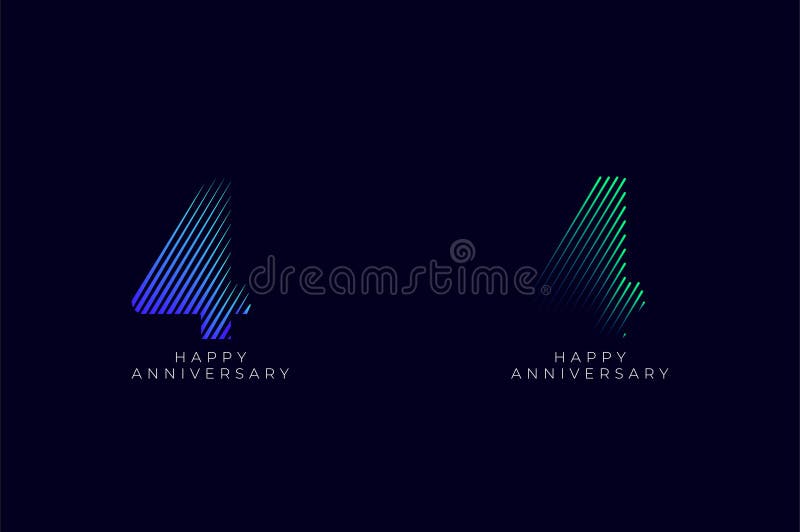 Dioagonal Line Stripes Speed Gradient Colorful 4th, 4th Happy ...