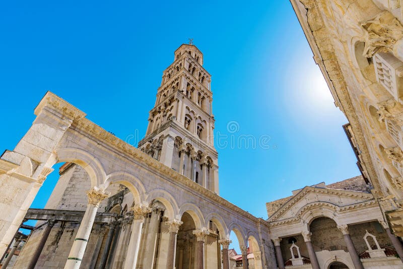 Diocletian S Palace in Split Stock Image - Image of split, center: 78527793