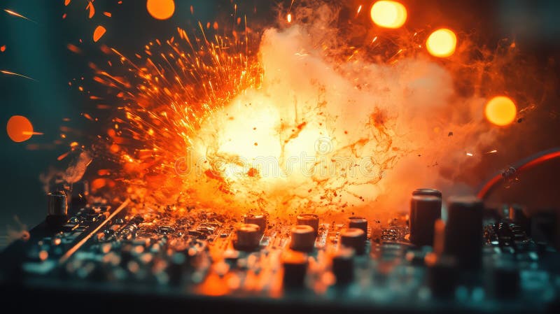 Diode exploding logic gate stock illustration. Illustration of ...