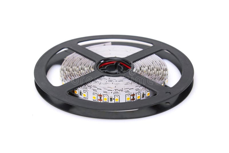 Diode Strip. Led Lights Tape Stock Image - Image of electricity ...