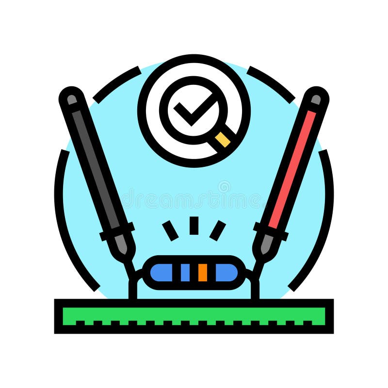 Diode Testing Electronics Color Icon Vector Stock Illustrations – 5 ...