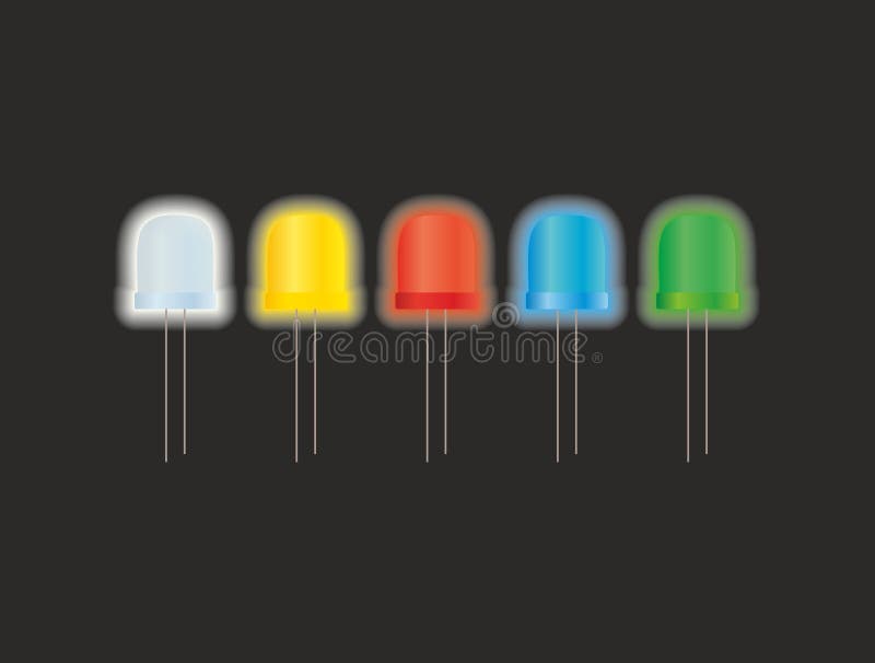 Several Multi Colored Leds Stock Illustrations – 1 Several Multi ...
