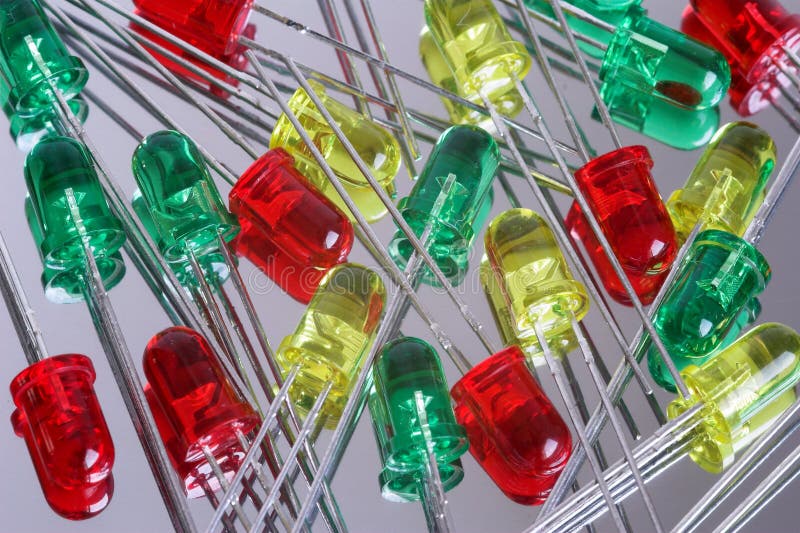 Diodo del LED immagine stock. Immagine di emissione, circuito - 350945