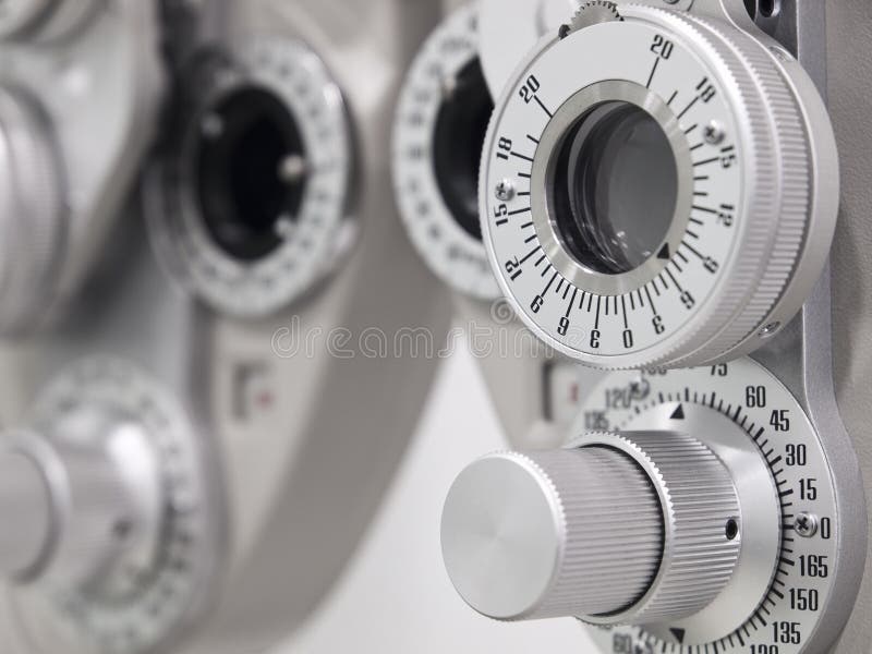 Dioptría del optometrista imagen de archivo. Imagen de detalle - 30122653