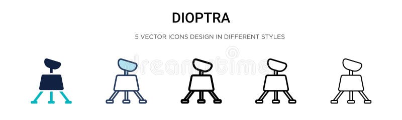 Dioptra Icon in Filled, Thin Line, Outline and Stroke Style. Vector ...