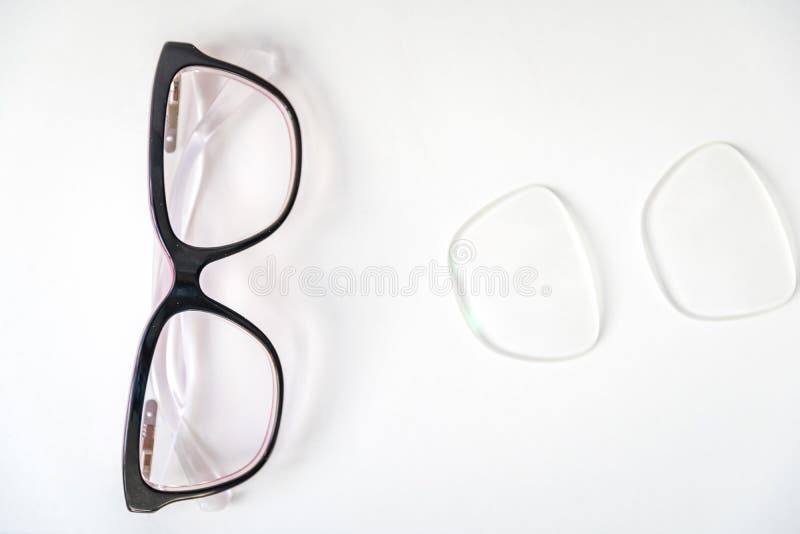 Dioptric Glasses and Replacement Optics. Copy Space Stock Image - Image ...
