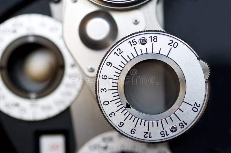 Dioptrie d'optométriste. photo stock. Image du dioptrie - 30688654