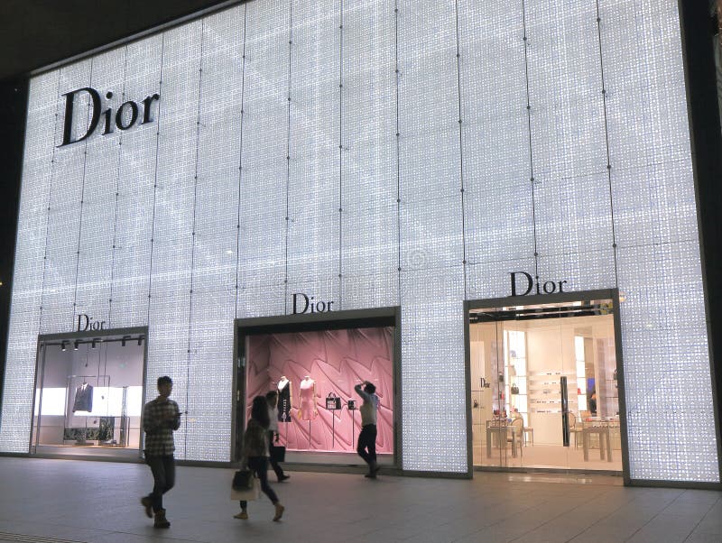 Dior fashion Nagoya Japan editorial stock image. Image of landmark ...