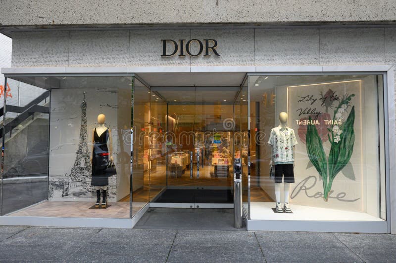 Dior store sign in Toronto editorial photography. Image of exterior ...