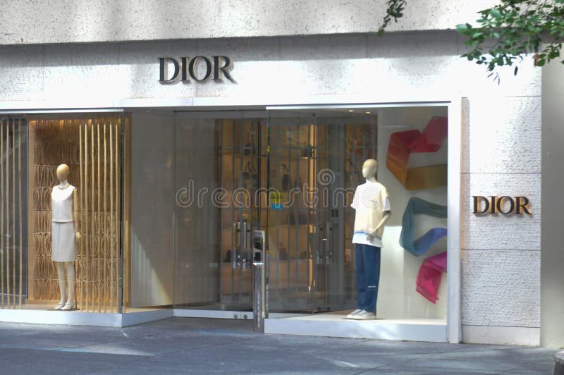 Dior store sign in Toronto editorial stock photo. Image of display ...