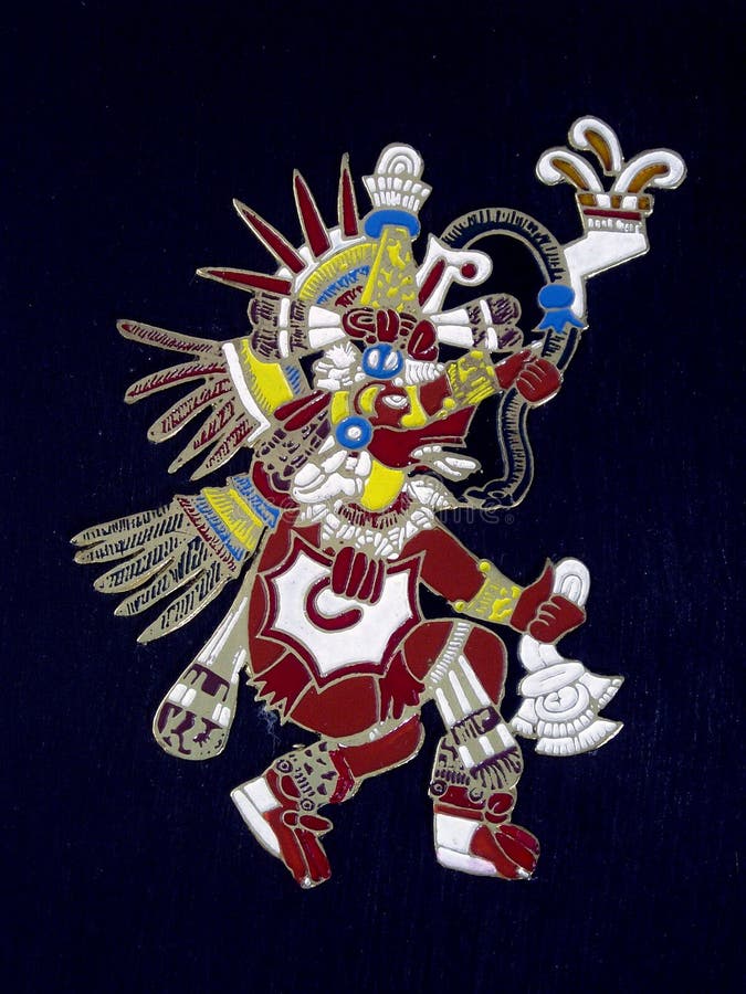 Dios azteca abstracto foto de archivo. Imagen de colorido - 355470