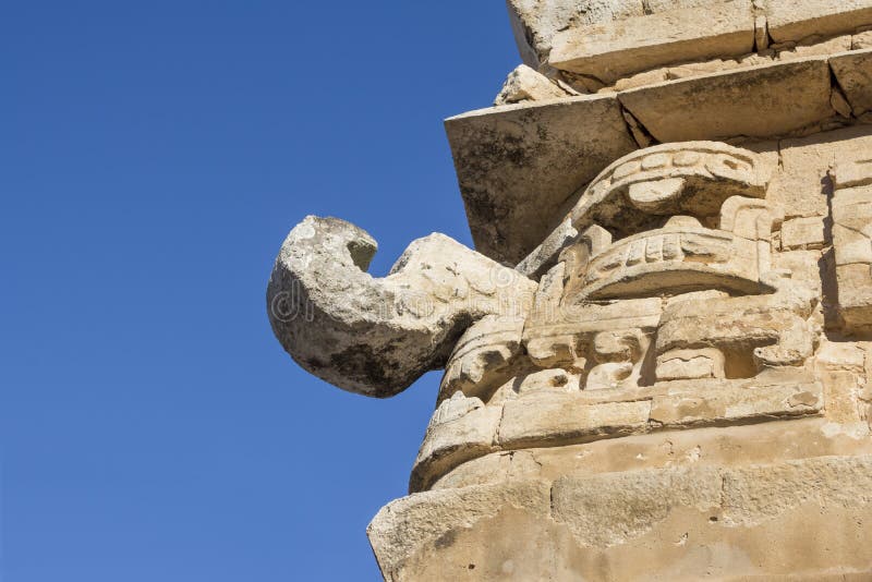 Dios Chaac De La Lluvia De Mayans En México Imagen de archivo - Imagen ...