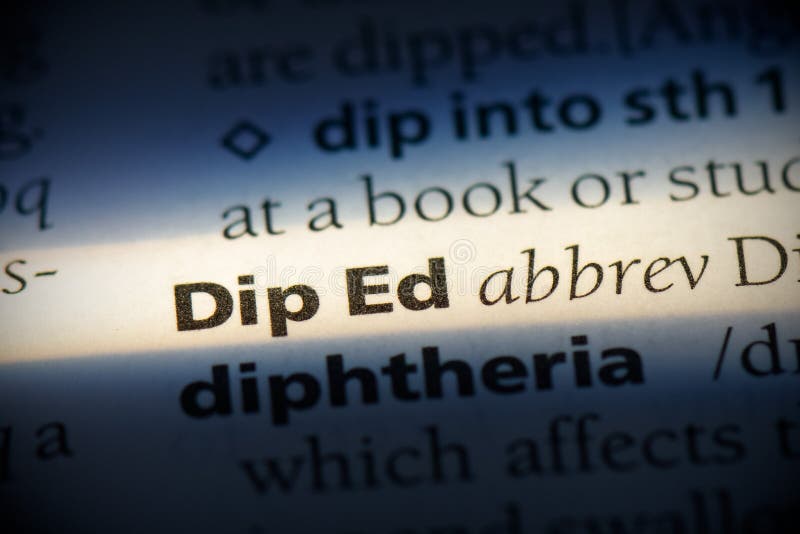 Dip ed stock image. Image of detail, meaning, reference - 161393233
