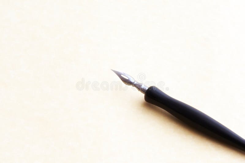 Dip ink pen stock photo. Image of copy, plastic, paper - 6837690