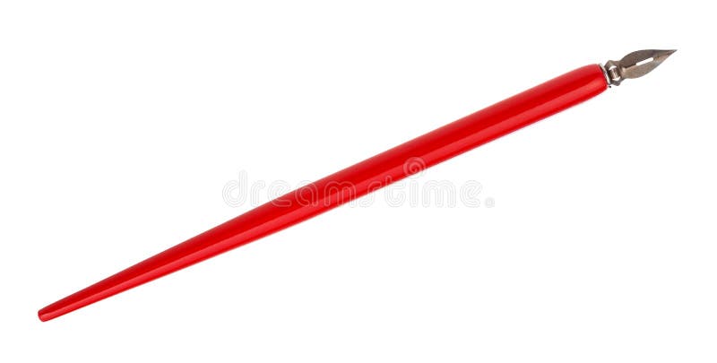 Steel Sharp Tip of Drawing Pen Close Up Stock Image - Image of ...