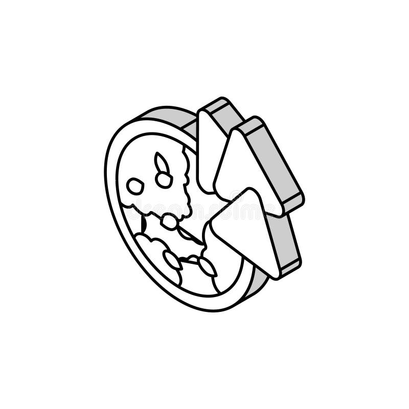 Dip Spinach Isometric Icon Vector Illustration Stock Vector ...